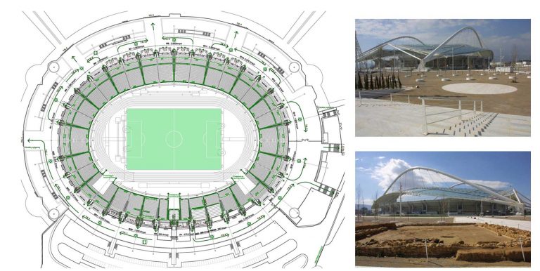 Evacuation plans for several Stadiums – A&S ARCHITECTS